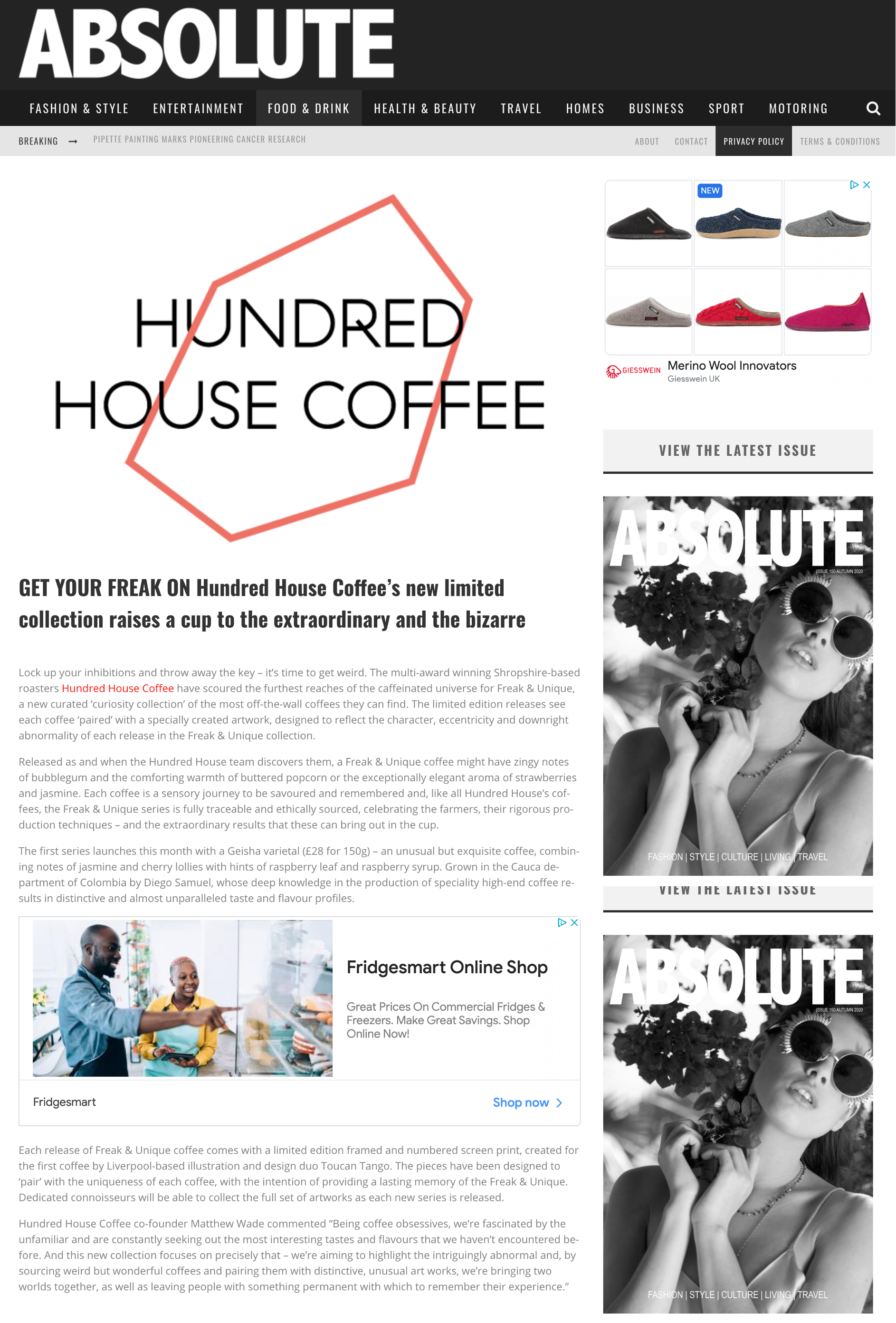 Absolute Magazine, November 2020