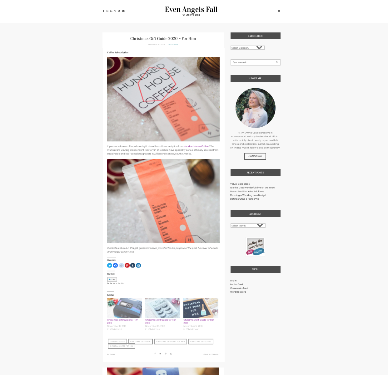 Even Angles Fall, December 2020